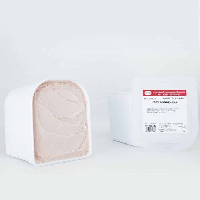 Sorbet Artisanal Pamplemousse Rose - Raimo Glacier